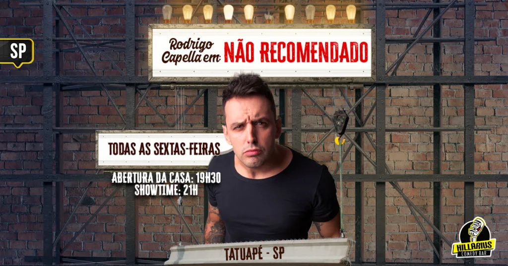 HILLARIUS SP - Os Melhores Shows de Stand up Comedy.