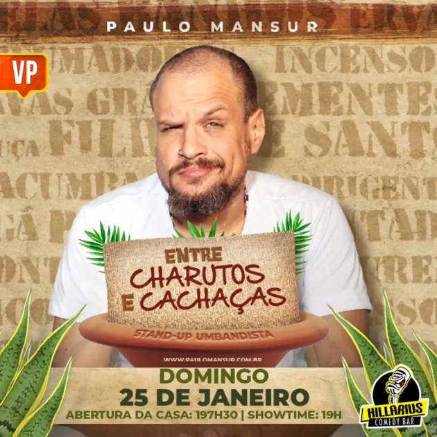 Promocional:: Paulo Mansour VP 25.Jan 17h30 - Ticket na Mão